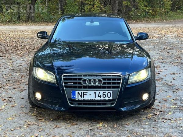 Black Audi A5 2009 in Riga, with an engine capacity of 2.00 L and mileage of 0 thousand km for 6799 €, photo 9 on AUTOMOTO.COM.LV