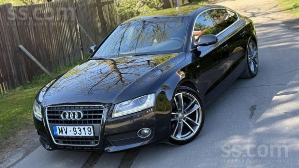 Melns Audi A5 2010 Jūrmala, ar dzinēja tilpumu 2.00 L un nobraukumu 0 tūkst. km par 7950 €, foto 1 vietnē AUTOMOTO.COM.LV