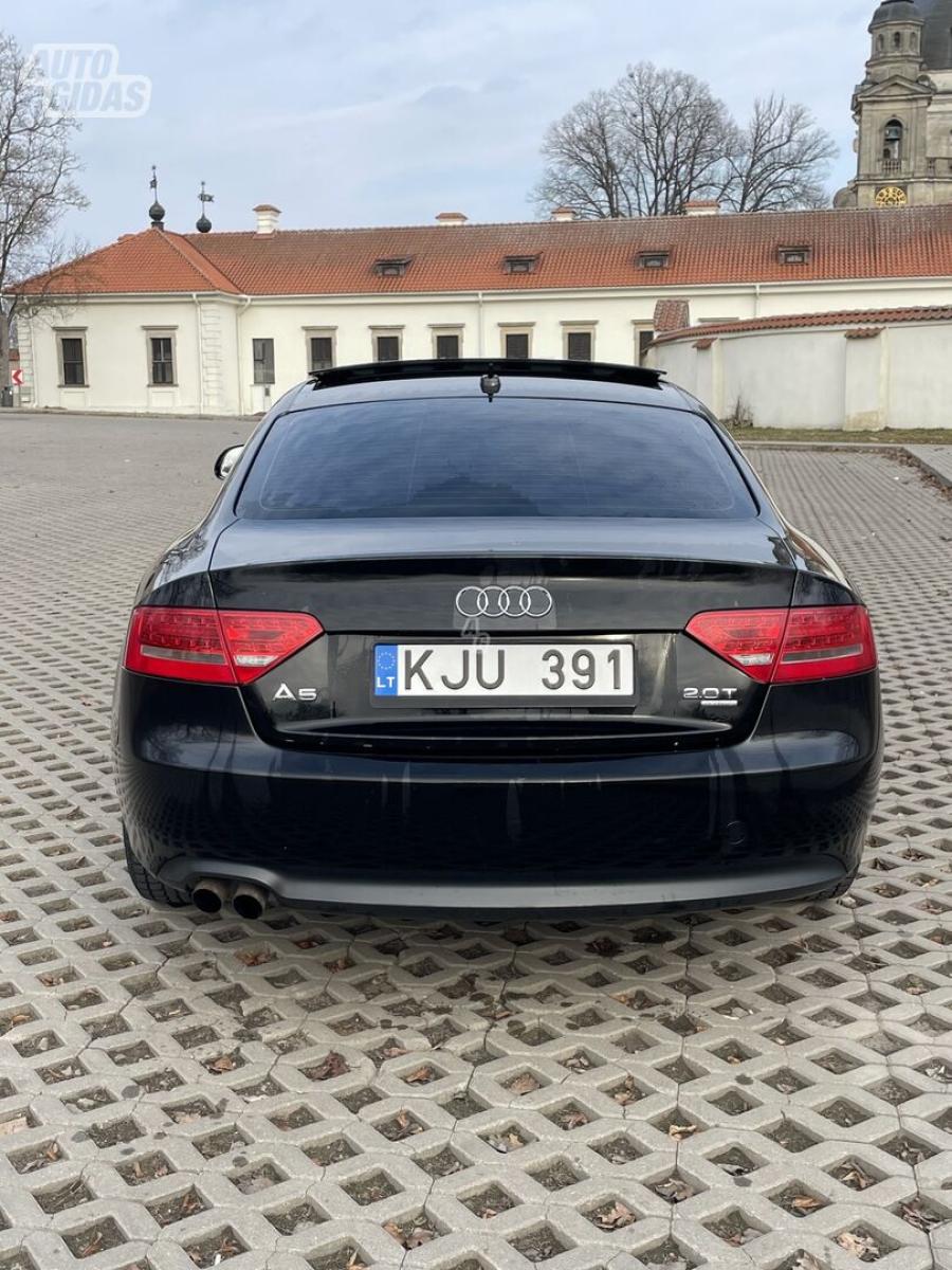 Black Audi A5 2010 in Kaunas, with an engine capacity of 2.00 L and mileage of 348 thousand km for 3800 €, photo 3 on AUTOMOTO.COM.LV
