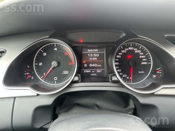 Black Audi A5 2010 in Riga, with an engine capacity of 2.00 L and mileage of 276 thousand km for 7550 €, photo 9 on AUTOMOTO.COM.LV