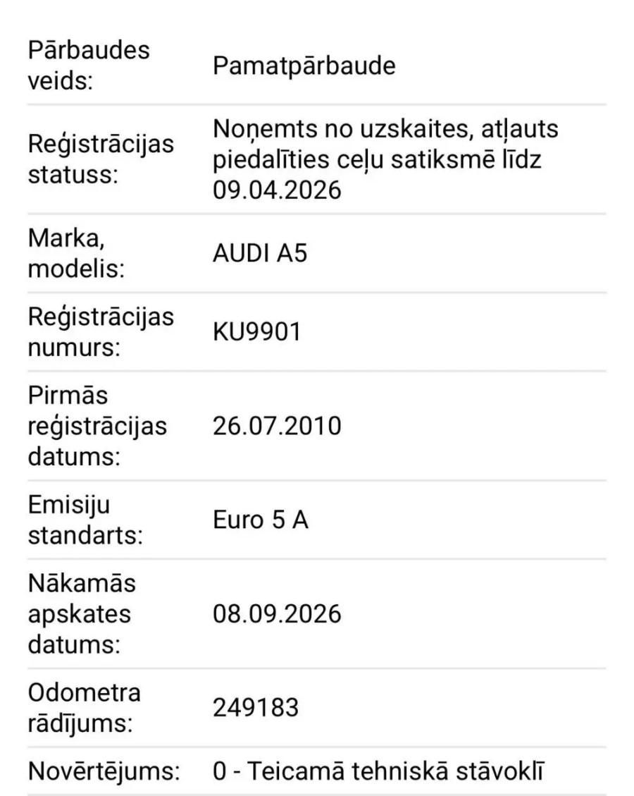 Melns Audi A5 2010 Rīga, ar dzinēja tilpumu 2.70 L un nobraukumu 250 tūkst. km par 5990 €, foto 34 vietnē AUTOMOTO.COM.LV