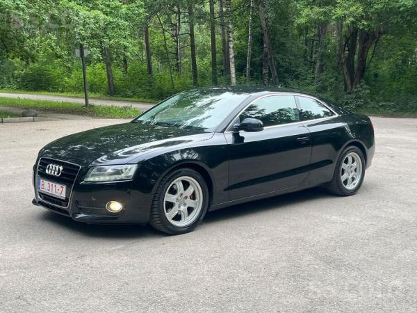 Black Audi A5 2010 in Riga, with an engine capacity of 3.00 L and mileage of 0 thousand km for 8599 €, photo 1 on AUTOMOTO.COM.LV