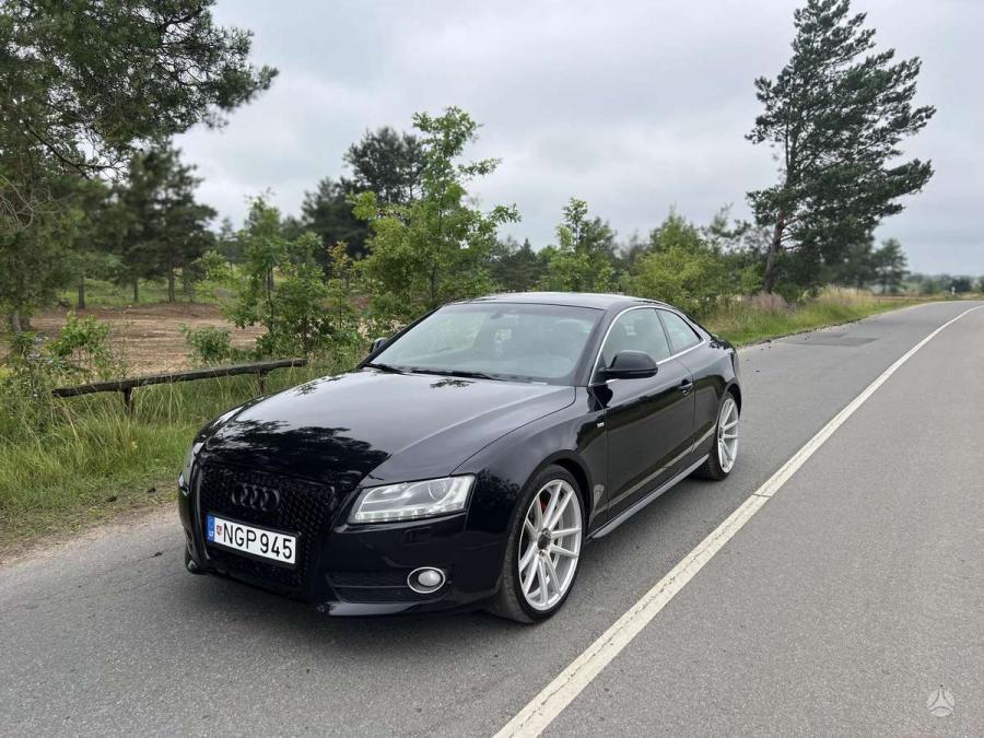 Melns Audi A5 2010 Viļņa, ar dzinēja tilpumu 1.80 L un nobraukumu 294 tūkst. km par 5200 €, foto 1 vietnē AUTOMOTO.COM.LV