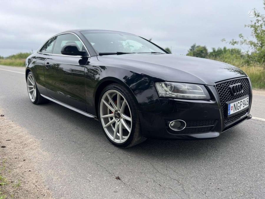Melns Audi A5 2010 Viļņa, ar dzinēja tilpumu 1.80 L un nobraukumu 294 tūkst. km par 5200 €, foto 4 vietnē AUTOMOTO.COM.LV