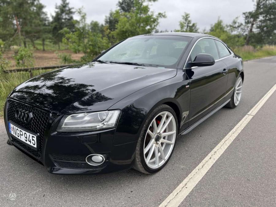 Melns Audi A5 2010 Viļņa, ar dzinēja tilpumu 1.80 L un nobraukumu 294 tūkst. km par 5200 €, foto 5 vietnē AUTOMOTO.COM.LV