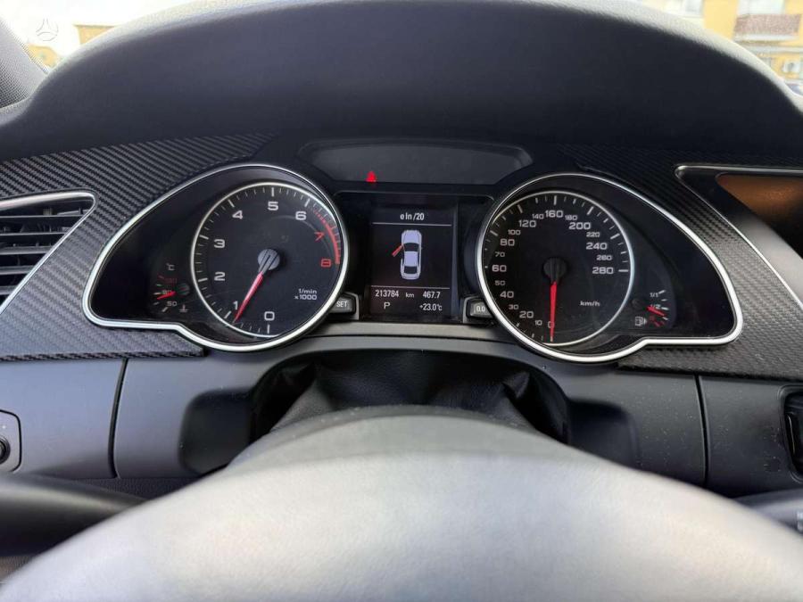 Melns Audi A5 2010 Kauņa, ar dzinēja tilpumu 1.98 L un nobraukumu 214 tūkst. km par 5000 €, foto 13 vietnē AUTOMOTO.COM.LV