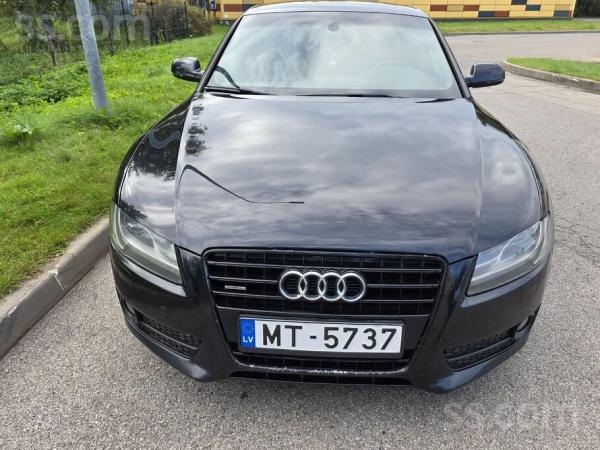 Audi A5 2010 RÄ«ga vietnÄ Melns Audi A5 2010 RÄ«ga, ar dzinÄja tilpumu 3.00 L un nobraukumu 312 tÅ«kst. km par 7500 ā¬, foto 5 vietnÄ AUTOMOTO.COM.LV