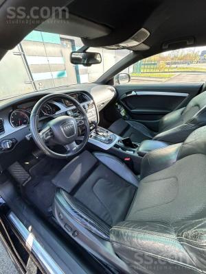 Black Audi A5 2011 in Riga, with an engine capacity of 3.00 L and mileage of 281 thousand km for 9500 €, photo 8 on AUTOMOTO.COM.LV
