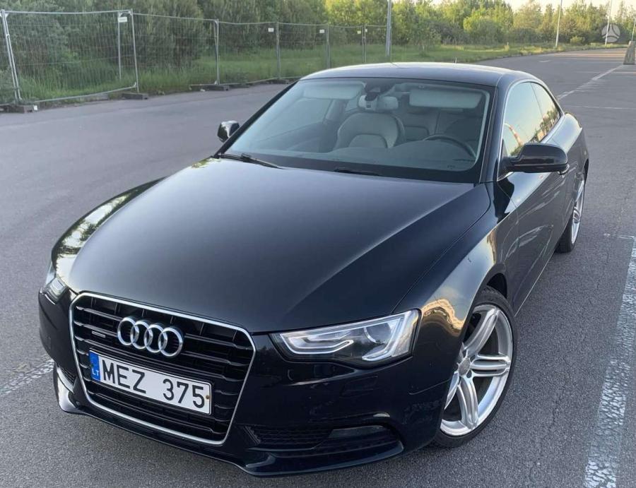 Black Audi A5 2011 in Vilnius, with an engine capacity of 2.97 L and mileage of 354 thousand km for 7700 €, photo 1 on AUTOMOTO.COM.LV