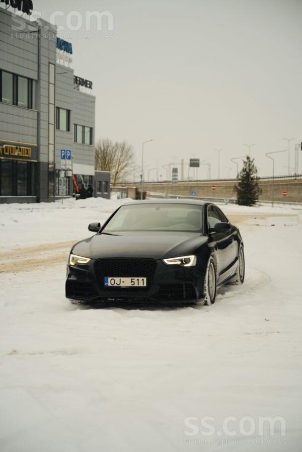 Black Audi A5 2012 in Riga, with an engine capacity of 2.00 L and mileage of 155 thousand km for 8950 €, photo 1 on AUTOMOTO.COM.LV