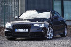 Melns Audi A5 2012 Rīga, ar dzinēja tilpumu 1.80 L un nobraukumu 162 tūkst. km par 8490 €, foto  vietnē AUTOMOTO.COM.LV