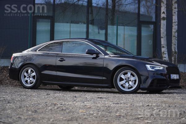 Black Audi A5 2012 in Riga, with an engine capacity of 1.80 L and mileage of 162 thousand km for 8490 €, photo 3 on AUTOMOTO.COM.LV