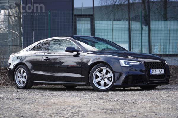 Black Audi A5 2012 in Riga, with an engine capacity of 1.80 L and mileage of 162 thousand km for 8490 €, photo 4 on AUTOMOTO.COM.LV
