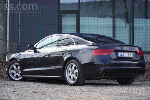Black Audi A5 2012 in Riga, with an engine capacity of 1.80 L and mileage of 162 thousand km for 8490 €, photo 8 on AUTOMOTO.COM.LV