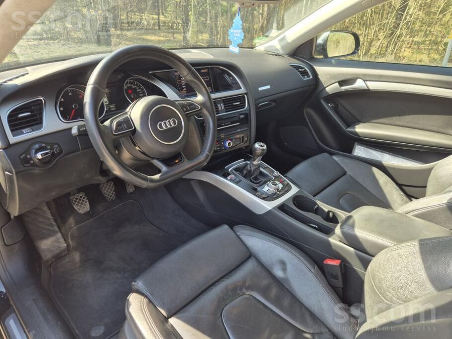 Melns Audi A5 2012 Jēkabpils, ar dzinēja tilpumu 2.00 L un nobraukumu 255 tūkst. km par 8490 €, foto 11 vietnē AUTOMOTO.COM.LV