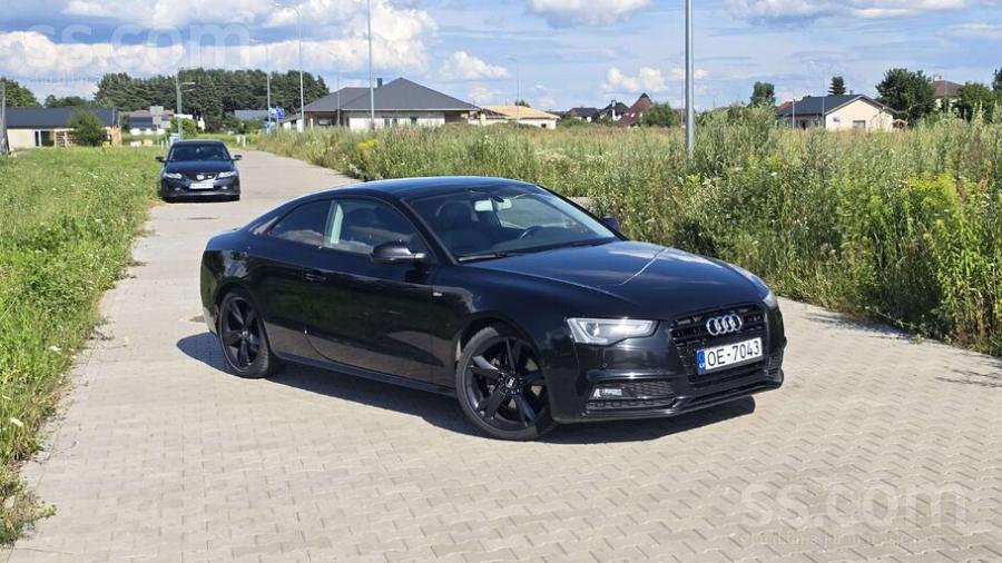 Melns Audi A5 2012 Rīga, ar dzinēja tilpumu 2.00 L un nobraukumu 245 tūkst. km par 13350 €, foto 1 vietnē AUTOMOTO.COM.LV