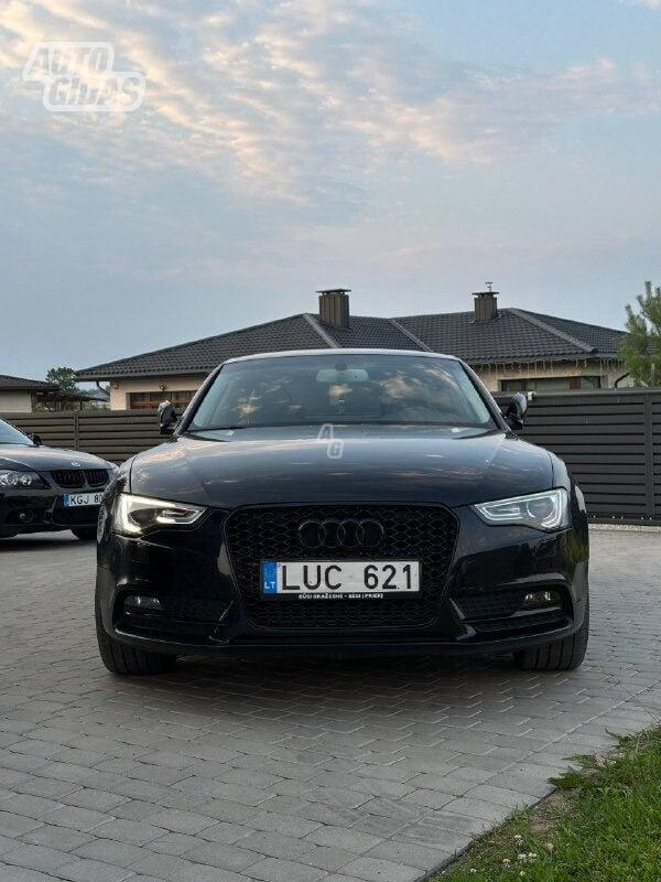 Melns Audi A5 2012 Viļņa, ar dzinēja tilpumu 2.00 L un nobraukumu 230 tūkst. km par 9999 €, foto 1 vietnē AUTOMOTO.COM.LV