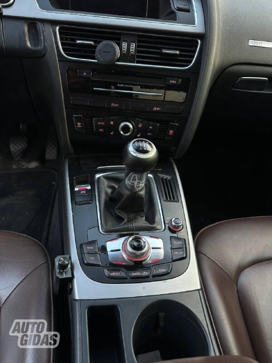 Black Audi A5 2012 in Vilnius, with an engine capacity of 2.00 L and mileage of 230 thousand km for 9999 €, photo 12 on AUTOMOTO.COM.LV