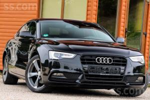 Melns Audi A5 2012 Tukums, ar dzinēja tilpumu 1.80 L un nobraukumu 310 tūkst. km par 8490 €, foto  vietnē AUTOMOTO.COM.LV