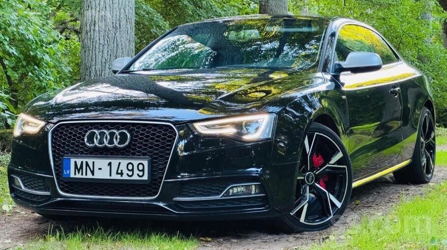 Melns Audi A5 2014 Rīga, ar dzinēja tilpumu 2.00 L un nobraukumu 197 tūkst. km par 12500 €, foto 1 vietnē AUTOMOTO.COM.LV