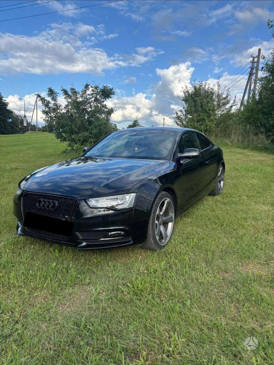 Melns Audi A5 2014 Viļņa, ar dzinēja tilpumu 1.98 L un nobraukumu 173 tūkst. km par 11600 €, foto 1 vietnē AUTOMOTO.COM.LV