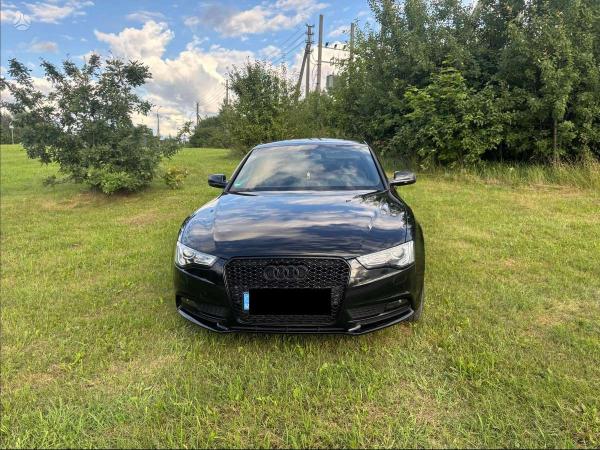 Black Audi A5 2014 in Vilnius, with an engine capacity of 1.98 L and mileage of 173 thousand km for 11600 €, photo 7 on AUTOMOTO.COM.LV