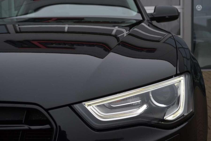 Black Audi A5 2016 in Vilnius, with an engine capacity of 1.98 L and mileage of 133 thousand km for 13000 €, photo 11 on AUTOMOTO.COM.LV