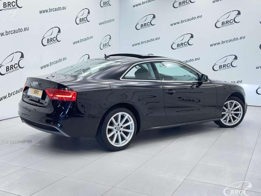 Black Audi A5 2016 in Vilnius, with an engine capacity of 1.98 L and mileage of 100 thousand km for 8900 €, photo 3 on AUTOMOTO.COM.LV