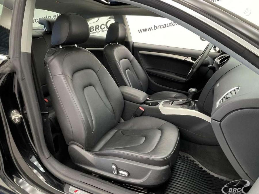 Melns Audi A5 2016 Viļņa, ar dzinēja tilpumu 1.98 L un nobraukumu 100 tūkst. km par 7900 €, foto 9 vietnē AUTOMOTO.COM.LV