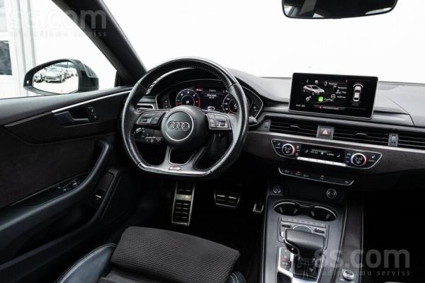 Black Audi A5 2016 in Riga, with an engine capacity of 3.00 L and mileage of 141 thousand km for 22850 €, photo 10 on AUTOMOTO.COM.LV