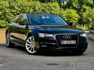 Black Audi A5 2016 in Riga, with an engine capacity of 1.80 L and mileage of 240 thousand km for 11370 €, photo  on AUTOMOTO.COM.LV