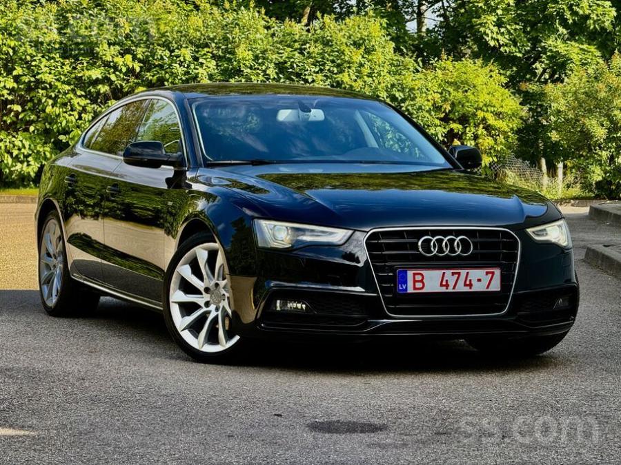 Black Audi A5 2016 in Riga, with an engine capacity of 1.80 L and mileage of 240 thousand km for 11370 €, photo 1 on AUTOMOTO.COM.LV