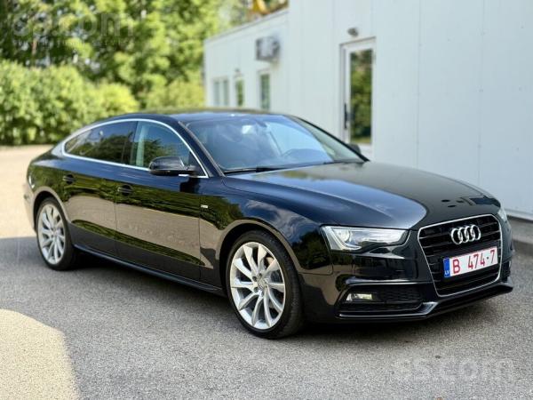 Black Audi A5 2016 in Riga, with an engine capacity of 1.80 L and mileage of 240 thousand km for 11370 €, photo 3 on AUTOMOTO.COM.LV