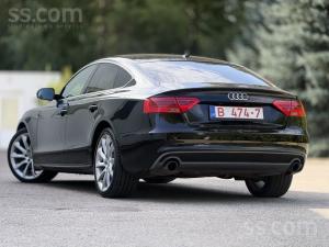 Black Audi A5 2016 in Riga, with an engine capacity of 1.80 L and mileage of 240 thousand km for 11370 €, photo 5 on AUTOMOTO.COM.LV