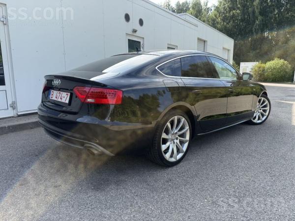 Black Audi A5 2016 in Riga, with an engine capacity of 1.80 L and mileage of 240 thousand km for 11370 €, photo 5 on AUTOMOTO.COM.LV