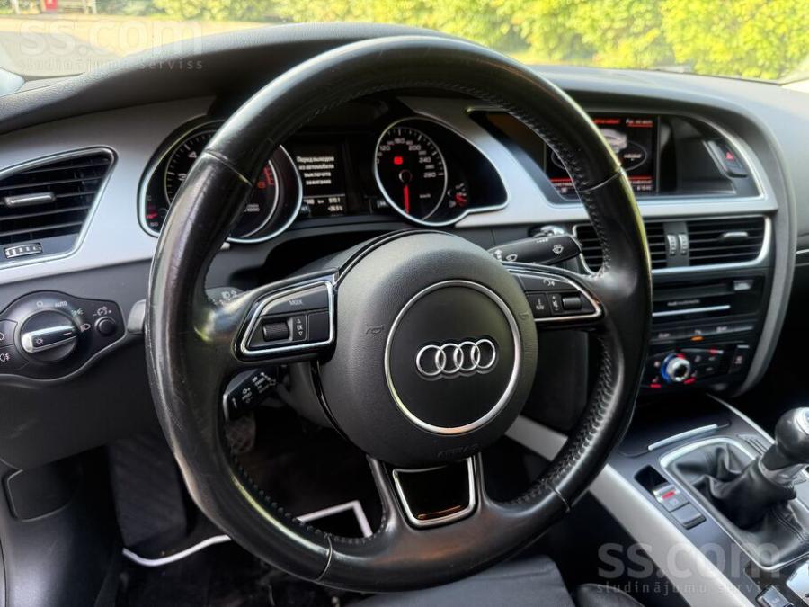 Black Audi A5 2016 in Riga, with an engine capacity of 1.80 L and mileage of 240 thousand km for 11370 €, photo 21 on AUTOMOTO.COM.LV