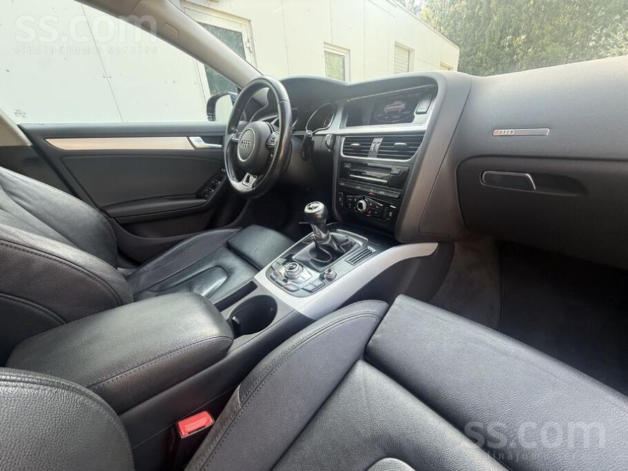 Black Audi A5 2016 in Riga, with an engine capacity of 1.80 L and mileage of 240 thousand km for 11370 €, photo 25 on AUTOMOTO.COM.LV