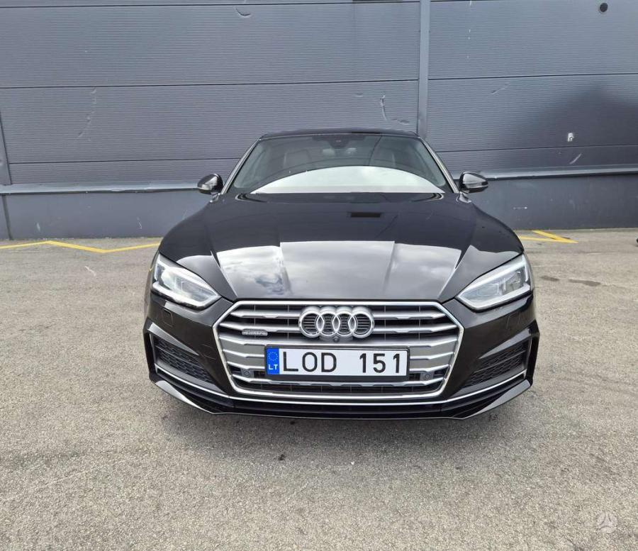 Black Audi A5 2016 in Kaunas, with an engine capacity of 2.97 L and mileage of 156 thousand km for 14900 €, photo 3 on AUTOMOTO.COM.LV