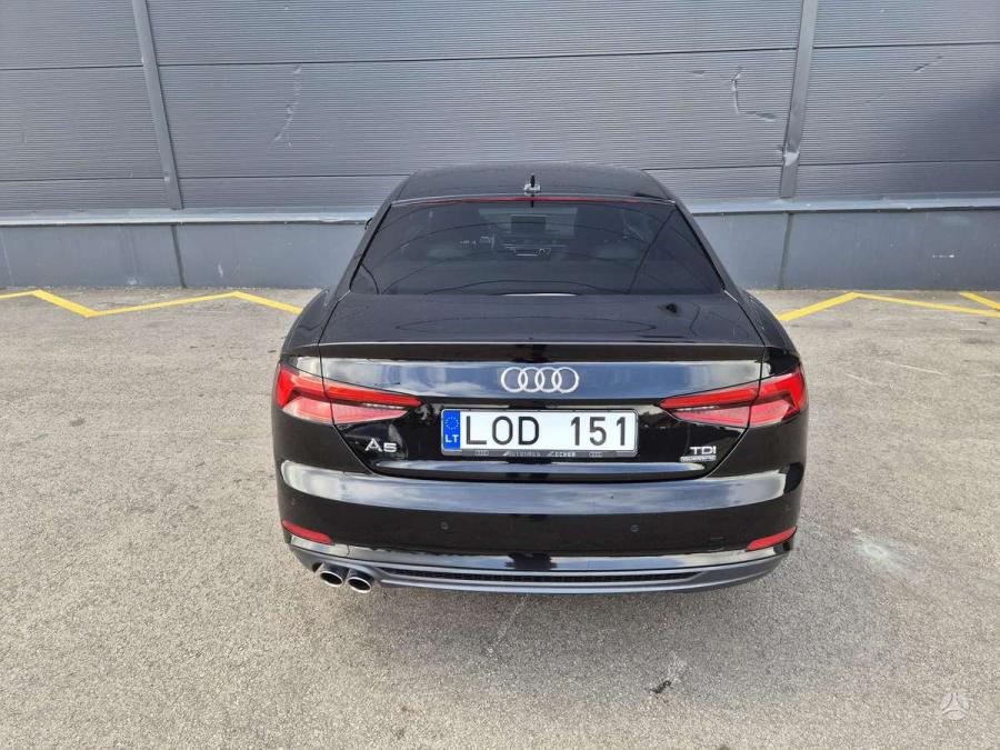 Black Audi A5 2016 in Kaunas, with an engine capacity of 2.97 L and mileage of 156 thousand km for 14900 €, photo 14 on AUTOMOTO.COM.LV