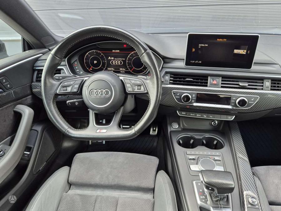 Black Audi A5 2016 in Kaunas, with an engine capacity of 2.97 L and mileage of 156 thousand km for 14900 €, photo 20 on AUTOMOTO.COM.LV