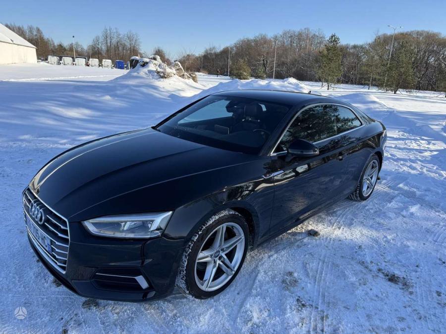 Black Audi A5 2017 in Taurage, with an engine capacity of 1.98 L and mileage of 221 thousand km for 15500 €, photo 2 on AUTOMOTO.COM.LV