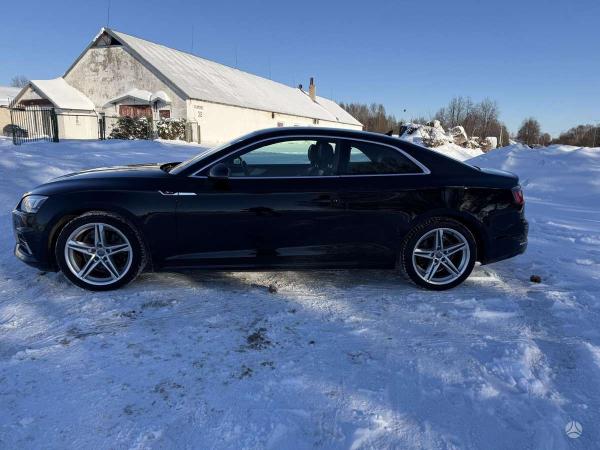 Black Audi A5 2017 in Taurage, with an engine capacity of 1.98 L and mileage of 221 thousand km for 15500 €, photo 4 on AUTOMOTO.COM.LV