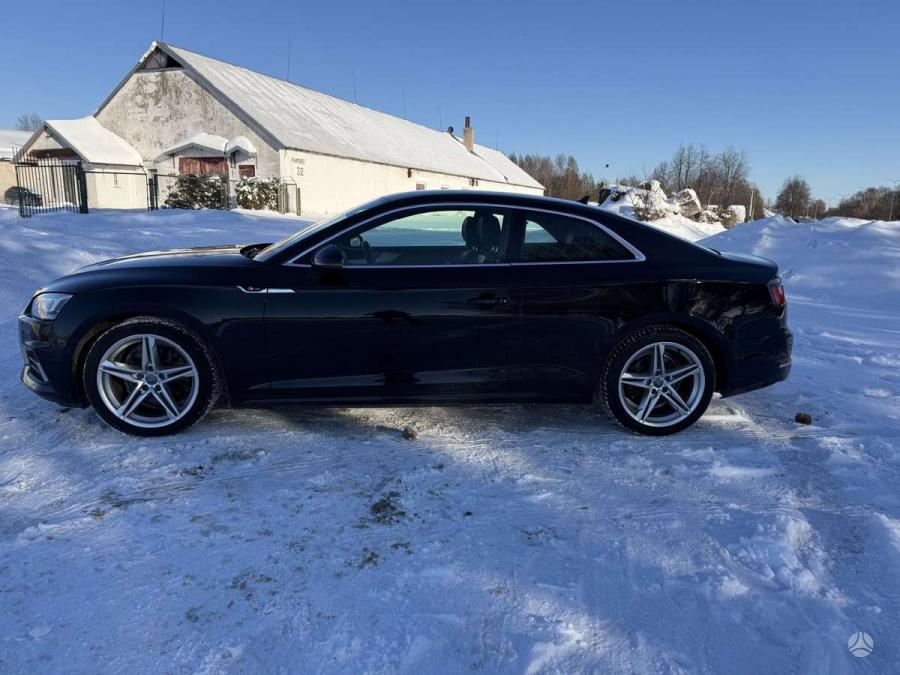 Black Audi A5 2017 in Taurage, with an engine capacity of 1.98 L and mileage of 221 thousand km for 15500 €, photo 4 on AUTOMOTO.COM.LV