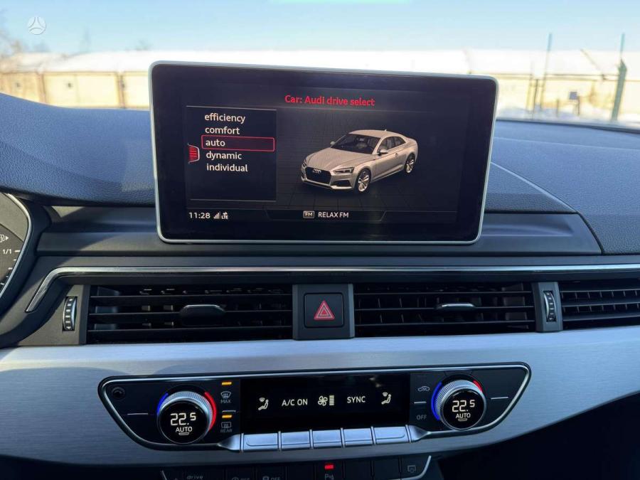 Black Audi A5 2017 in Taurage, with an engine capacity of 1.98 L and mileage of 221 thousand km for 15500 €, photo 27 on AUTOMOTO.COM.LV