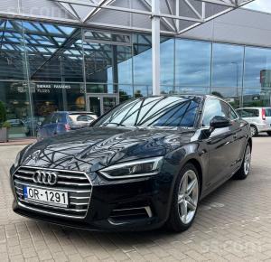 Melns Audi A5 2017 Rīga, ar dzinēja tilpumu 2.00 L un nobraukumu 221 tūkst. km par 17900 €, foto  vietnē AUTOMOTO.COM.LV
