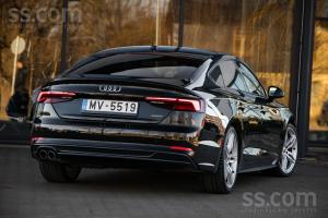 Black Audi A5 2018 in Jelgava, with an engine capacity of 3.00 L and mileage of 181 thousand km for 26400 €, photo 3 on AUTOMOTO.COM.LV