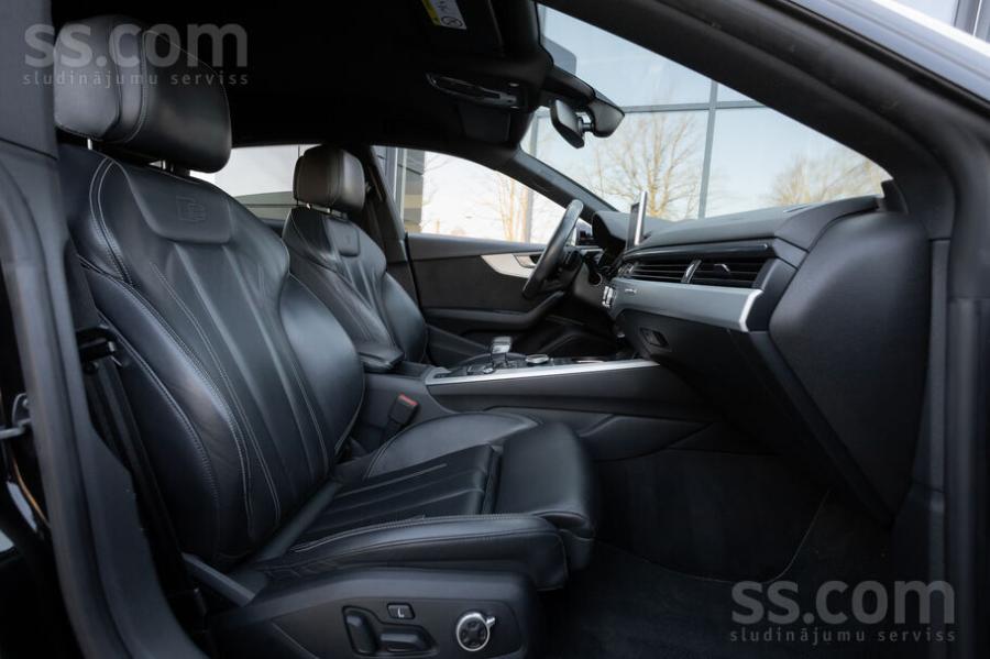 Black Audi A5 2018 in Jelgava, with an engine capacity of 3.00 L and mileage of 181 thousand km for 26400 €, photo 7 on AUTOMOTO.COM.LV