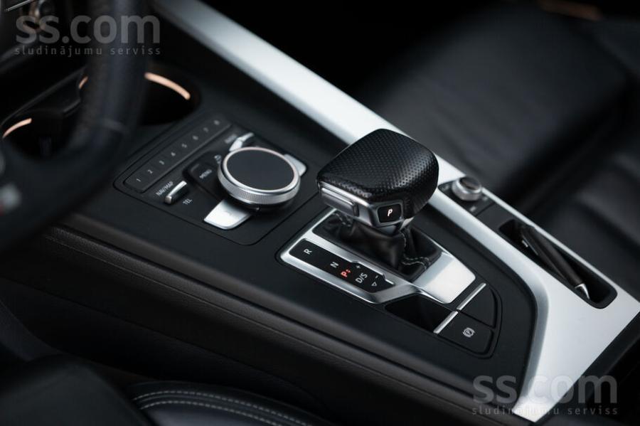 Black Audi A5 2018 in Jelgava, with an engine capacity of 3.00 L and mileage of 181 thousand km for 26400 €, photo 8 on AUTOMOTO.COM.LV