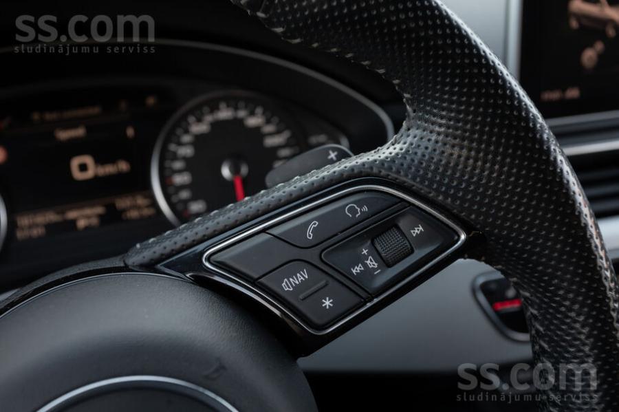 Black Audi A5 2018 in Jelgava, with an engine capacity of 3.00 L and mileage of 181 thousand km for 26400 €, photo 15 on AUTOMOTO.COM.LV