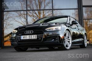 Black Audi A5 2018 in Jelgava, with an engine capacity of 3.00 L and mileage of 181 thousand km for 26400 €, photo 32 on AUTOMOTO.COM.LV